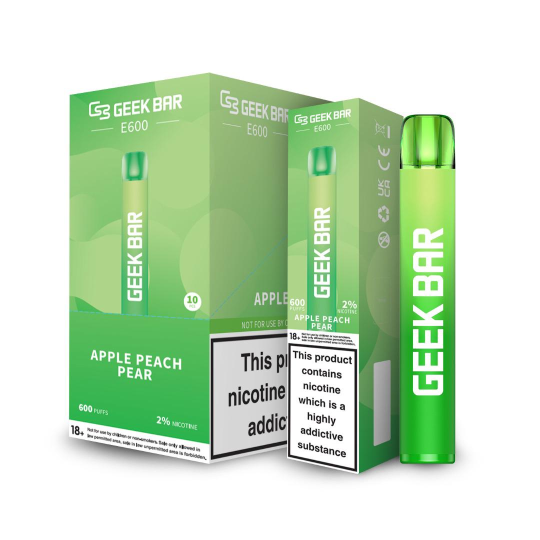 GEEK BAR Apple Peach Pear E600 Disposable Vape