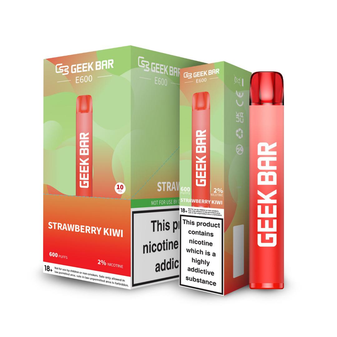 GEEK BAR Strawberry Kiwi E600 Disposable Vape